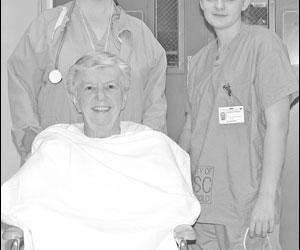 Students job shadow' hospital staff