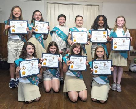 Girl Scouts earn Bronze Awards