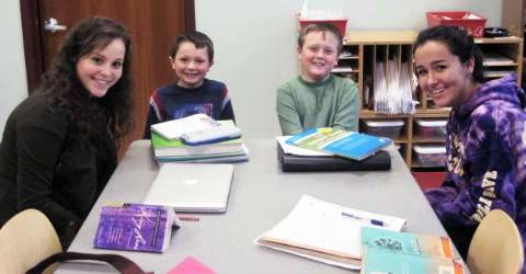 Homework help available at the library