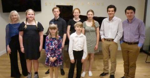 Music. Local students perform recital at Steinway Piano Gallery