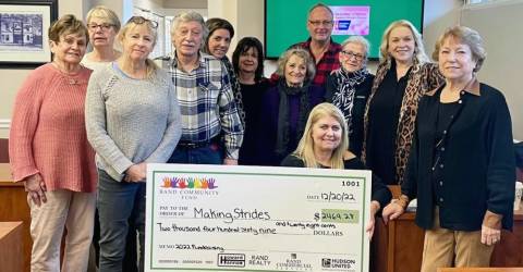 Warwick. Office raises over $2400 for Making Strides