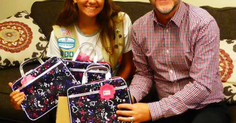 Sabrina Rice completes Gold Award project