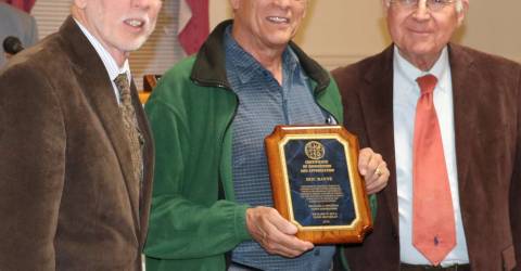 Town of Warwick presents recognition and appreciation award to Donald ...
