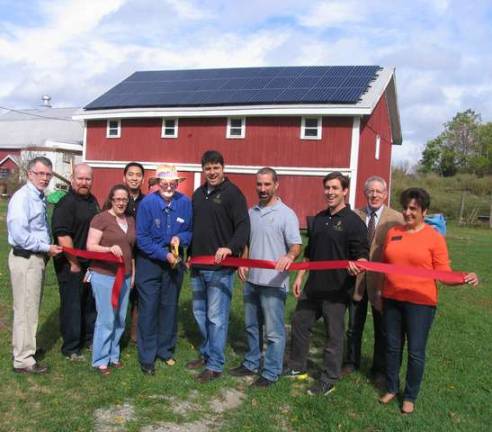 Historic Burt farmhouse goes solar