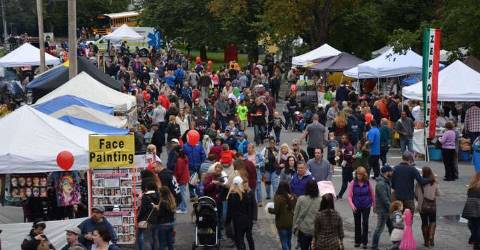 Applefest 2016 draws large crowds despite light rain and cooler weather