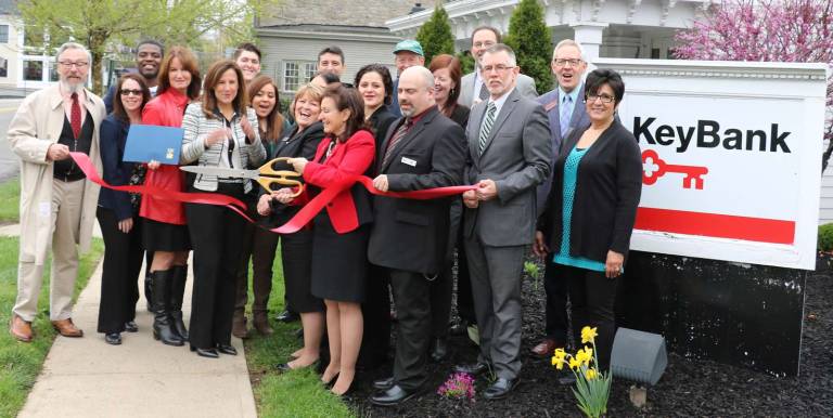 KeyBank celebrates 50 years of doing business in the Village of Warwick